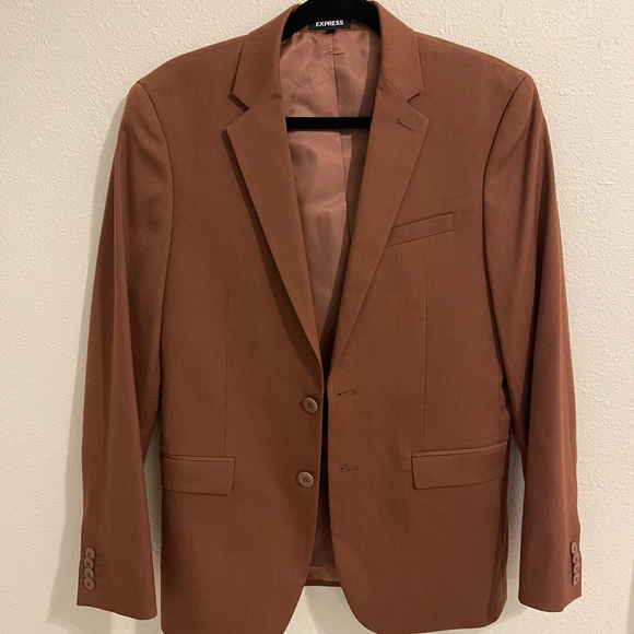 Express | Suits & Blazers | Express Mens Brown Blazer | Poshmark